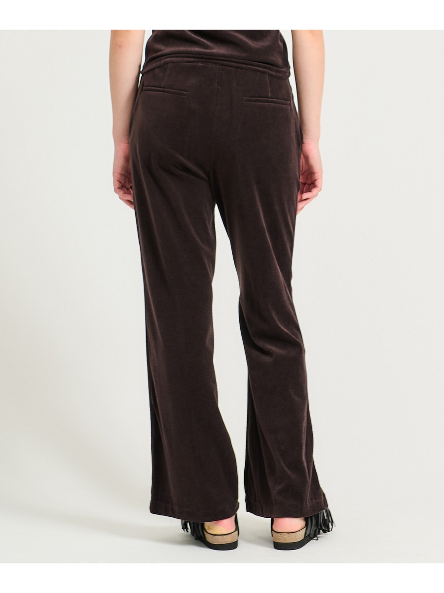 【中古】グッドピープル グッドステッチング グッドプロダクト 25AW ベロア セットアップ カットソー フレアパンツ GOOD PEOPLE GOOD STITCHING GOOD PRODUCT for ESTNATION / ベロア